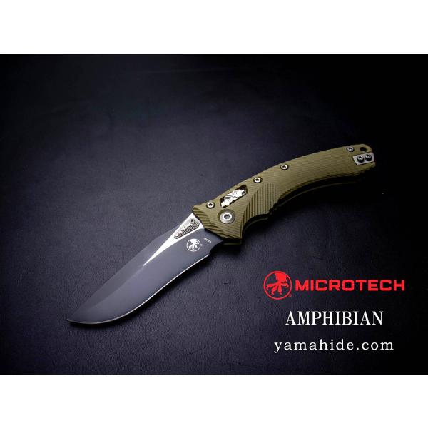 アンフィビアンのブレード形状に、RAM-LOKバー・ロックを組み合わせたフォールティングナイフです。スタイルの良さと扱いやすさが両立していて、シリーズの中でもクセが少なく使いやすいモデルです。ブレードはM390MKを採用し、切れ味の持ちやす...