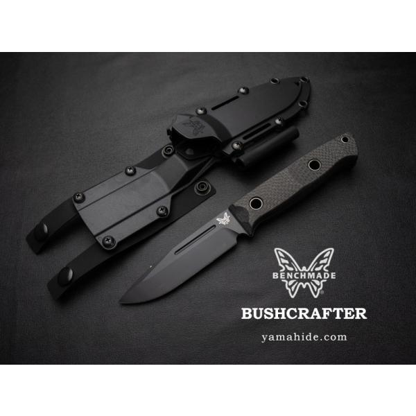 世界最高峰ナイフブランド BENCHMADE が開発するブッシュクラフトナイフ「BENCHMADE BUSHCRAFTER」Shane Sibertによるオリジナルモデル162をベースに再設計された、モダンで高性能なブッシュクラフトナイフで...