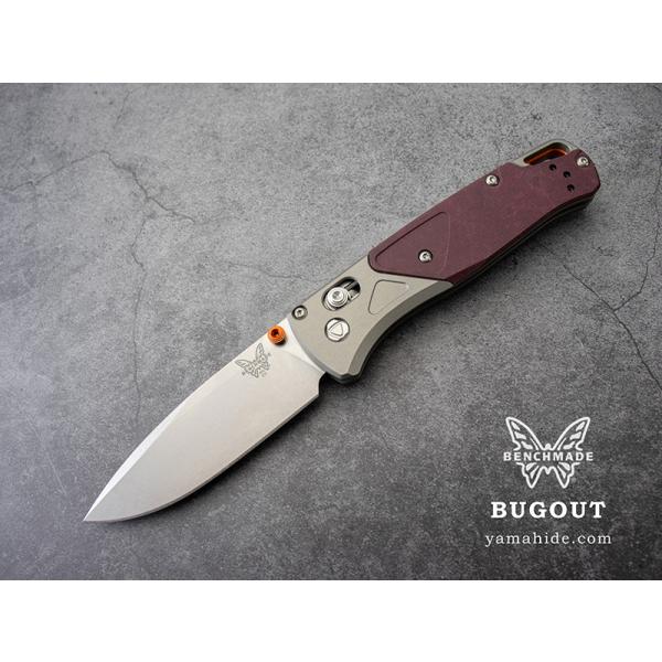アウトドアからタウンユースまで幅広く活躍する、Benchmadeの人気フォルダー「Bugout」の限定プレミアムモデル。軽量かつスリムな設計で携帯性に優れ、理想的なEDCナイフとして高い人気を誇ります。ハンドルはグレーアルマイト仕上げの60...