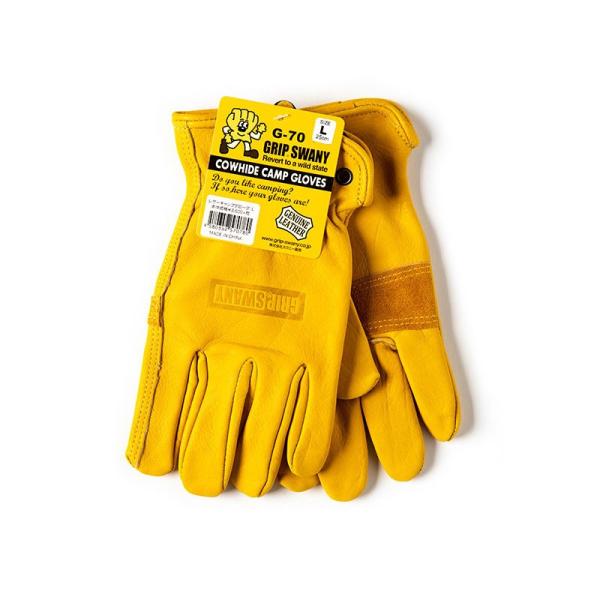 ビギナー用キャンプグローブ1.3ｍ厚の牛革を採用しGRIPSWANYらしくタフなグローブです。KIDSサイズも展開しています。素材 : 牛革100%グローブサイズ（周囲）KIDS（19cm）、M（24cm）、L（25cm）※こちらのグローブ...