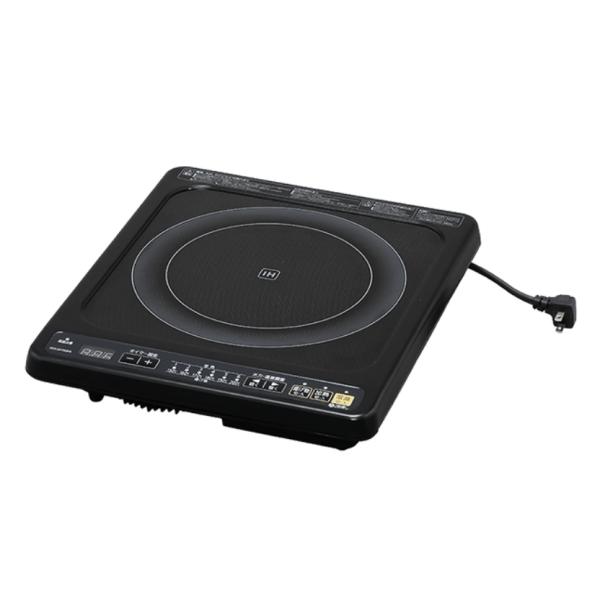 ビルトインIH 一口IHクッキングヒーター 電源：100V（50/60Hz共用） アイリスオーヤマ IHC-B113-B ビルトイン1口タイプ ブラック