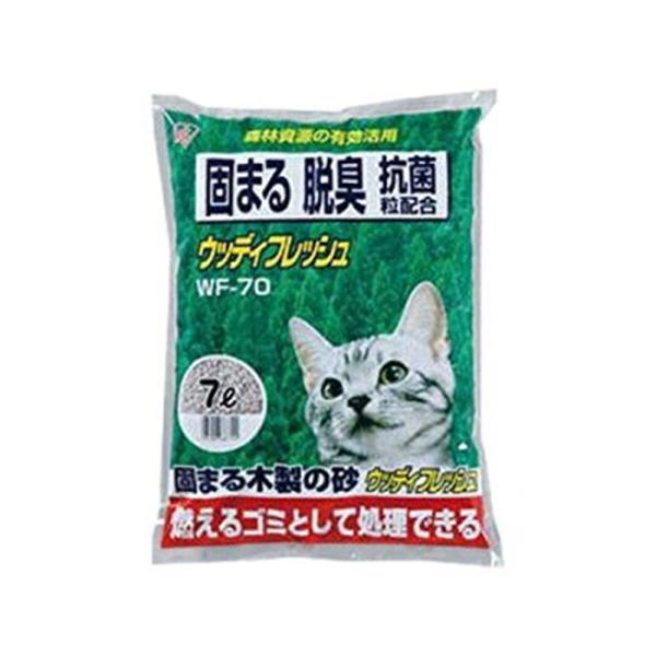 ●固まる+脱臭+抗菌のトリプル効果●木を原料とした、燃えるゴミとして簡単に捨てられる便利なネコ砂です(地方公共団体により廃棄物の分類が異なる場合があります。お住まいの地域のルールに従って処理してください)●青色の抗菌粒を配合しています