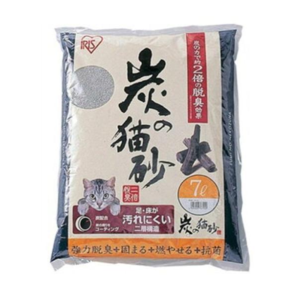 ●脱臭力のある炭を配合した自然の砂に近い感触の猫砂です●炭を配合することにより脱臭力が大幅にアップしました(アイリスオーヤマ「ウッディフレッシュ」比べ)●炭の成分のまわりにはコーティングを施してあり、猫の手足、床が汚れにくいようになっていま...