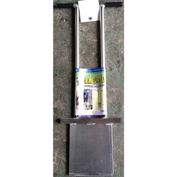 ●アゼ波板を張る前の穴掘り作業が深く真直ぐ掘れます。 ●アルミ製でサビにくい