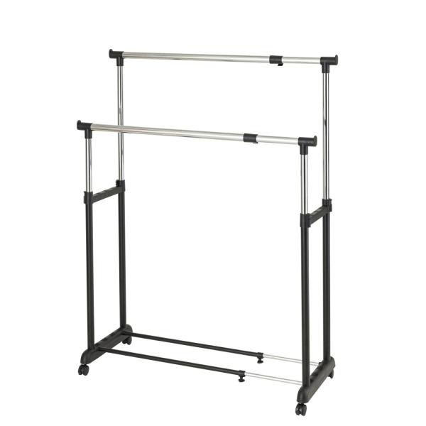 ●タテにもヨコにも伸びて広がるハンガー●部屋着・日常使い、衣類の丈・量に応じて伸縮自在