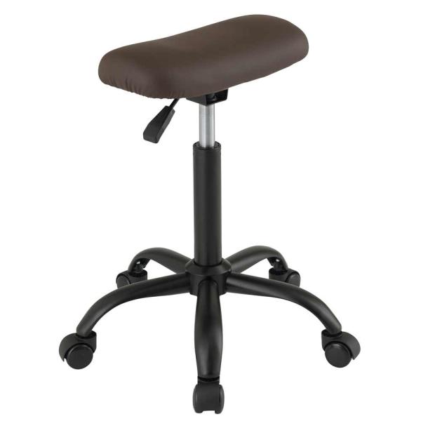 ●新発想！理想の作業姿勢を追及した「またぐ」チェア●キャスターまたは固定脚付け替え可能●昇降機能