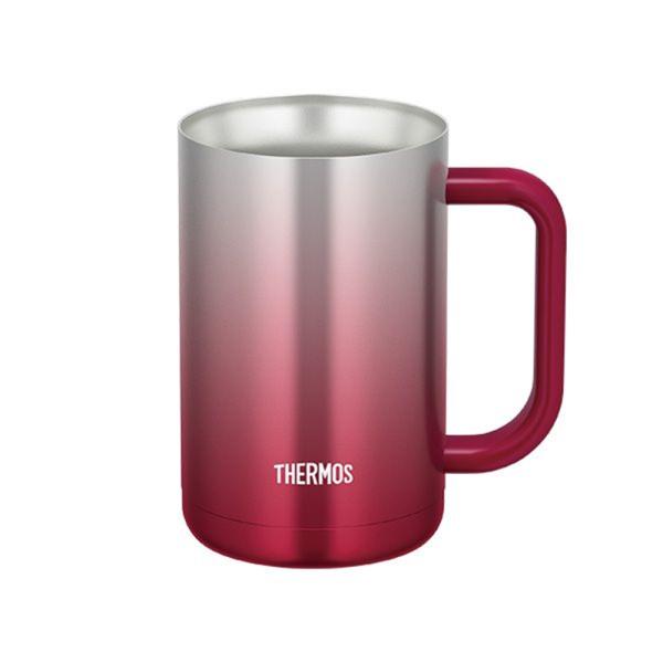 ●保温・保冷力抜群!サーモスの保冷ジョッキ●たっぷり飲める大容量600ml●指掛かりのいいエンボス加工入りの、ビアジョッキらしいデザイン●真空断熱ステンレス魔法びん構造で、冷たさキープ●6時間たっても氷が解け切らない保冷力●たっぷり入れても...