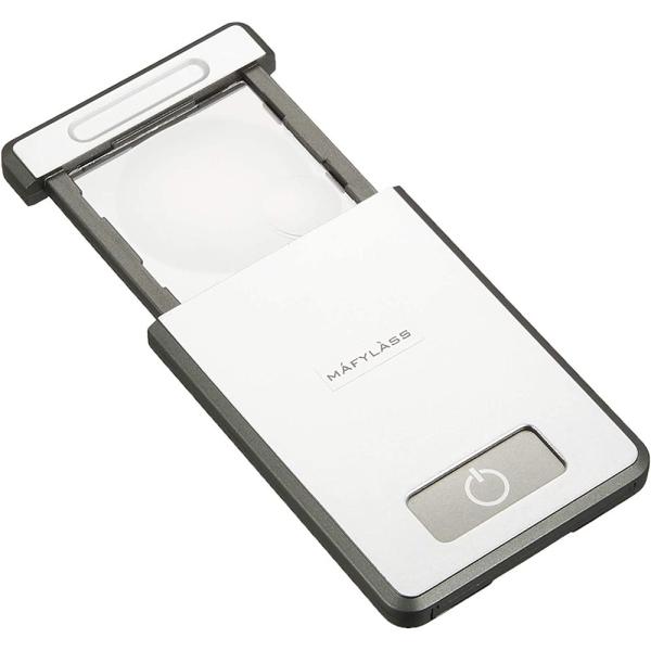 ●カードサイズで携帯性に優れ、ポケットやお財布にかさばらずに収納できます。●レンズ収納式なので、ポケットやカバンに入れても、レンズにキズや汚れがつきにくくなっています。●軽くて見やすい高品質アクリル製レンズと高輝度LEDライトで、使いやすさ...