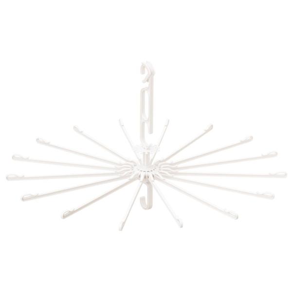 ●高い竿用、低い竿用の2つのフックがある2WAY仕様です●また低い竿用フックは竿に近くなるため、ハンガー下のスペースをたっぷり使えます