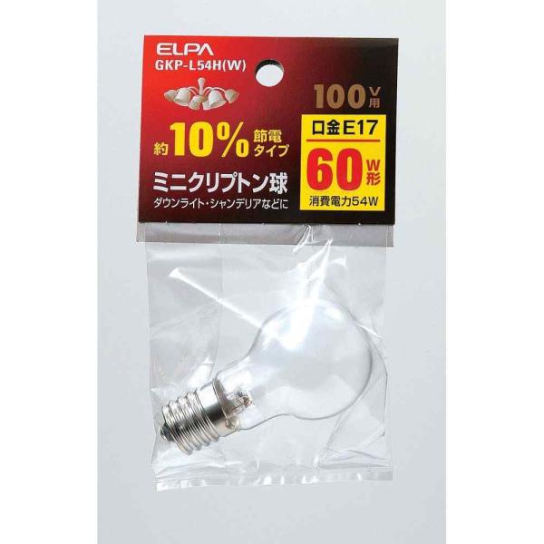 ●60W形約10％節電タイプ●アルゴンガスよりも熱伝導率の低いクリプトンガスの封入で長寿命を実現した電球です●外径のコンパクト化によってスポットライト、ダウンライトなど幅広く使用できます