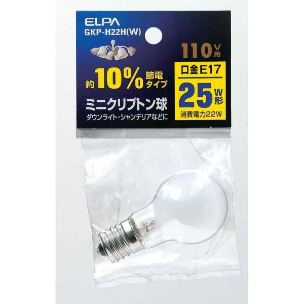●25W形約10％節電タイプ●アルゴンガスよりも熱伝導率の低いクリプトンガスの封入で長寿命を実現した電球です●外径のコンパクト化によってスポットライト、ダウンライトなど幅広く使用できます