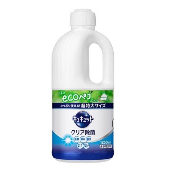 ●キュキュット独自のハイブリッド・ウォッシュ処方で、ベッタリ油汚れを細かく分解！長もち泡がすすいだ瞬間、一気にパッ！汚れ落ちを指先と音でキュッと実感してください●まな板・スポンジの除菌、除渋、消臭、くすみ落としに●まな板・食器・調理用具のウ...