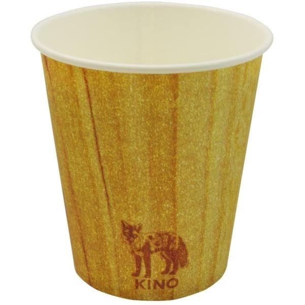 ●手軽に高級感のある木目風の雰囲気を楽しめるペーパーカップです●焼印風のイラストは6種類ウサギ・リス・キツネ・キツネザル・フクロウ・キツツキの動物デザインです●日本製で安心な簡易食器です