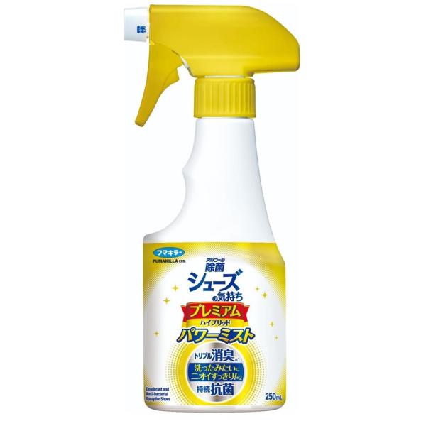 ●ミストタイプだから消臭成分がしっかり浸透●おうちに帰ったらシュッとするだけ！ニオイが気になるスニーカーにスプレーするだけで、トリプル消臭成分がしっかり消臭します●ミストが繊維の奥まで浸透するのでニオイの原因菌も除菌。高濃度アルコール配合で...