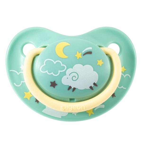 ●赤ちゃんの口腔研究に基づいて開発された、上手に吸えて、落ち着き効果の高いおしゃぶりです