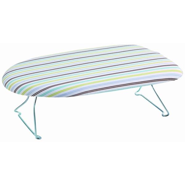 ●シンプルなストライプ柄の軽量アイロン台●スチールメッシュ構造だから、丈夫で長持ち●軽量で出し入れラクラク！パリッと仕上がるアイロン台