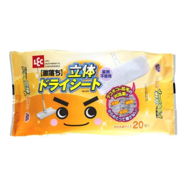 ●【激落ち】フローリングワイパー用替えシート●フローリングから畳まで幅広く使えるデコボコ状の立体シート●各社のフローリングワイパーに取り付けられます。