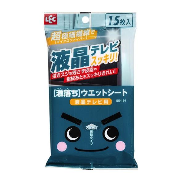 ●超極細繊維(マイクロファイバー)配合の特殊ウェットシートが、洗剤なしで気になる指紋跡や皮脂をしっかりかき取ります●テレビ、パソコン、デジタルカメラ、携帯電話などの液晶部分のお掃除に●拭きスジが残りにくい速乾タイプでスッキリ仕上がります●洗...