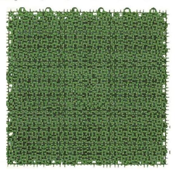 ●水はけ抜群のジョイント式人工芝●水はけが良いので、玄関やベランダ、お庭などに適しています●18枚で約1帖分です●安心の日本製●温度差により伸縮しますので、施工の際は、端の部分を壁などから少し離してください