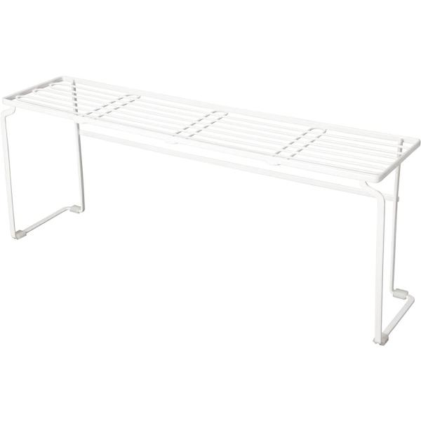 ●よく使う鍋やキッチン小物の収納に便利なコンロ奥ラックの高足タイプです●コンロまわりのスペースを有効活用●接地面を傷付けにくいゴム脚付きです