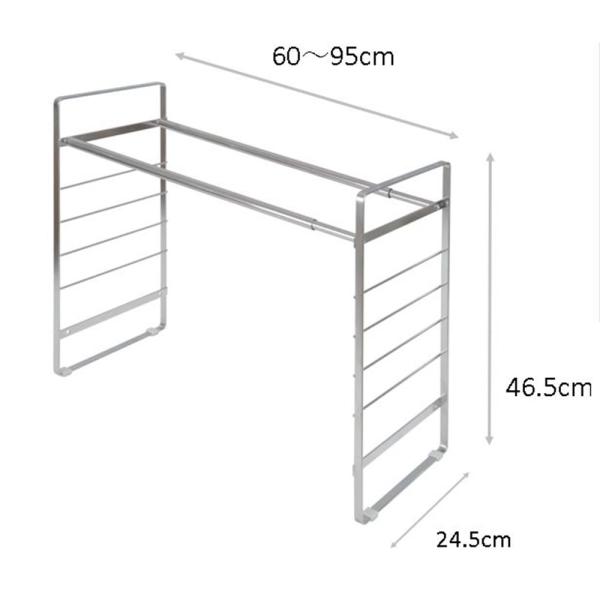 ●シンクに渡してスペースを有効活用●浮かせて収納できるので、作業スペースが広く使えます●別売りのパーツを組み合わせて自分だけの水切りラックに