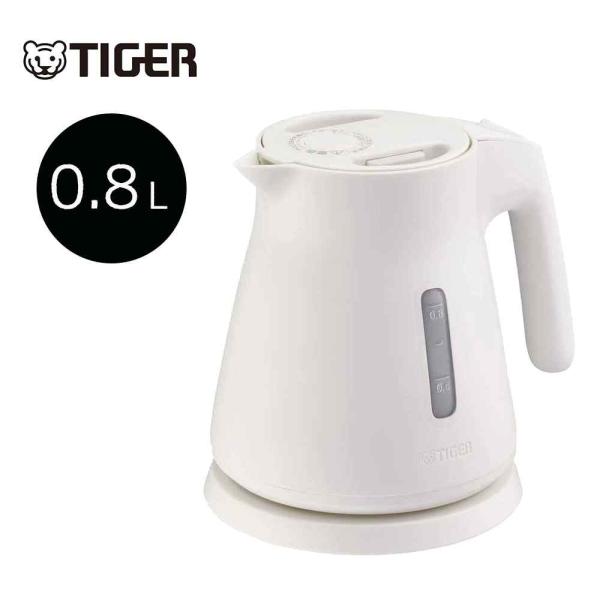●カップ1杯(約140ml)が約59秒でスピード沸とう●忙しい朝や、急な来客、忙しい家事の合間にも驚きの速さでお湯をすぐに沸かせます●タイガー電気ケトル史上最軽量&amp;コンパクト設計●万一の時も安心充実の安全装備●らくらく着脱ふた●くっ...