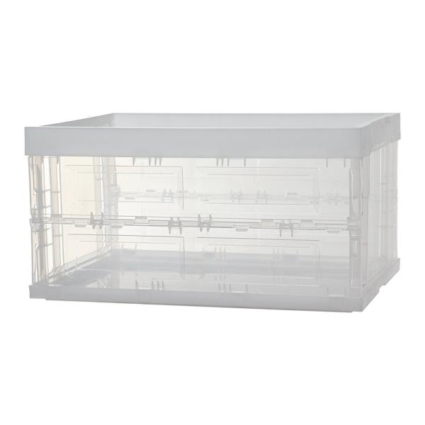 ●アウトドア用品・小物類等の整理・押入れ・クローゼット内の収納など、多目的に使用できる折りたたみ式のコンテナです ●使用しないときはコンパクトに折りたたむことができます