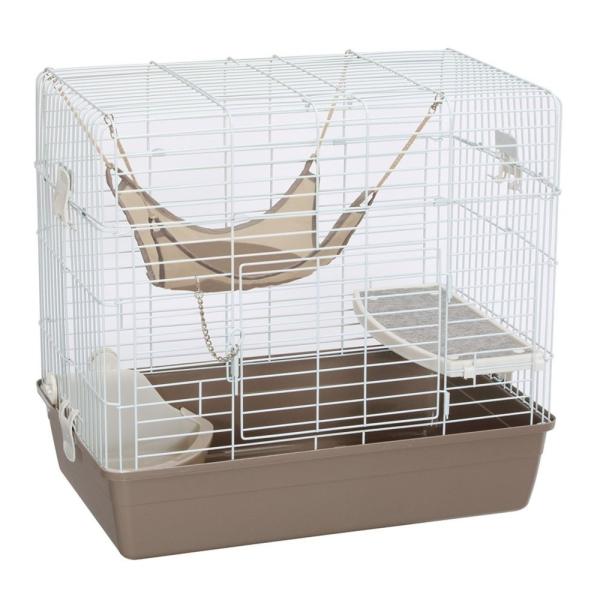 ●フェレット飼育のスターターキットです●大きな扉で食器やトイレがセットになった、これからフェレットを飼おうとする方におすすめのケージ＆用品セットです