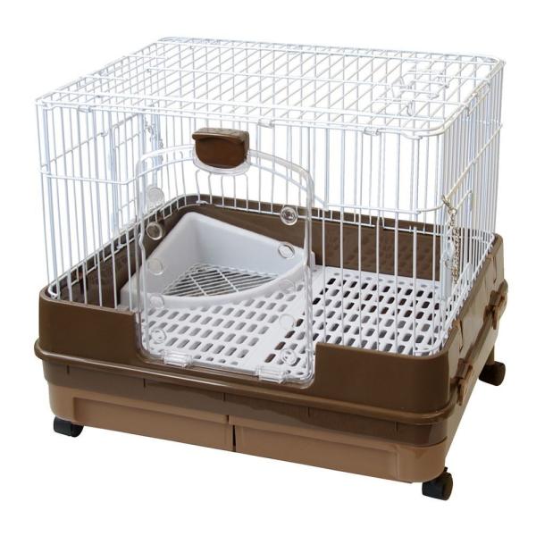 ●ケージとトイレが一体化し毎日のおそうじが楽にできるよう工夫されたうさぎさん用のケージです●スノコを取り出して掃除ができます。●引き出しが分かれているので取り回しがラクラク●トイレの方だけの掃除も可能です●大きく開く天面扉と両サイドの側面扉...