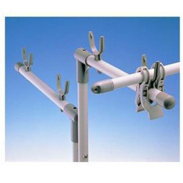 ●物干し竿と物干し台の竿受け部をしっかり挟み込みます。●2個入り