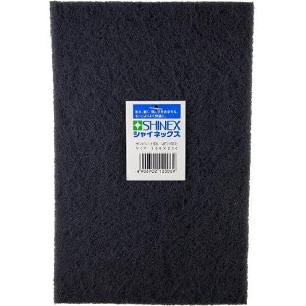 ●シンクのキズ落とし●ガラス・衛生陶器の汚れ落とし●ステンレスの艶消し●ワックス・シリコンなどの脱脂●バンパーの足付け●その他各種研磨作業●弾力性があるので、曲面の仕上げにも便利●センターのミシン目により簡単に1/2カットできます