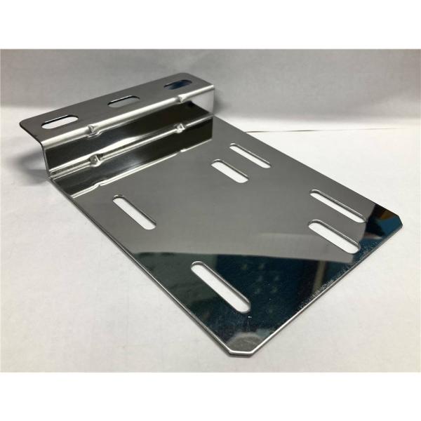 ●SUS430 BA材を使用●JB激光角BIGマーカー用ステーです●取付穴は80mm長穴になりますので、上下好きな位置に取付可能です