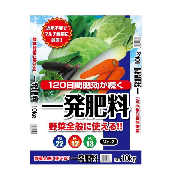 ●野菜類全般に使える一発肥料●約120日間肥料効果が持続●追肥不要