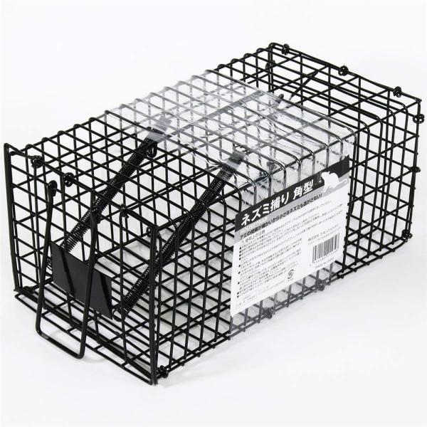 ●アミの間隔が細かいから小さなネズミも逃さない●材質:鉄(粉体塗装)