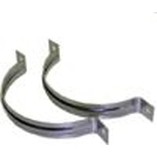 ●シングル煙突用<br>●支え脚の取付や、煙突の接続強化に使用する固定リングです<br>●締め付けビスが付属します<br>※支え脚は別売りです。