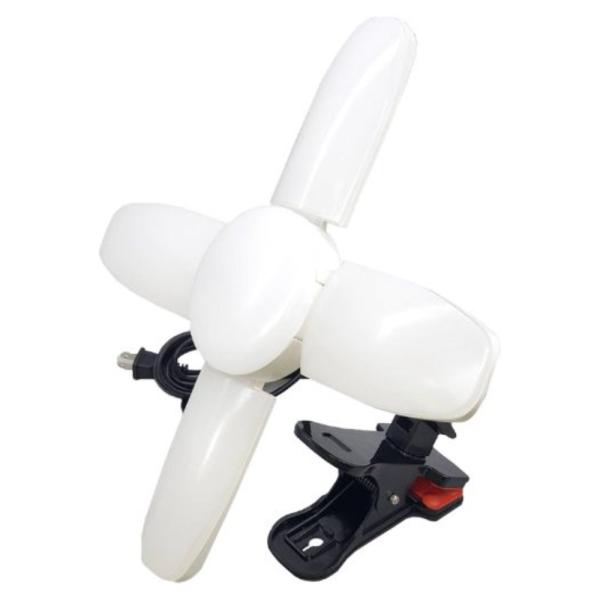 ●明るさの切換ができる●マグネット付きワイドクリップ ●超明るい8500Lm●75W 省エネ＆長寿命LED電球●明るさ切替機能付き:スイッチON・OFFで明るさの変更が簡単にできます●連結コンセント付き●マグネット付きワイドクリップ採用●強...