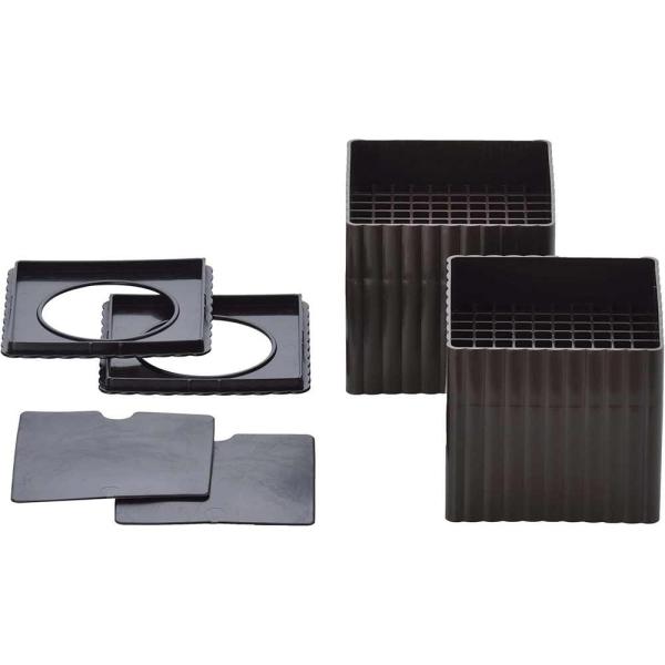 ●ベッド、テーブル、机などの足に着けるだけで高さがアップします●従来品よりも強度の強い材料を使用しており、耐久性がアップしました●空いたスペースに収納ケースを収めたり、ロボット掃除機が通るスペースを作れます●上下を裏返すことで、2段階の高さ...