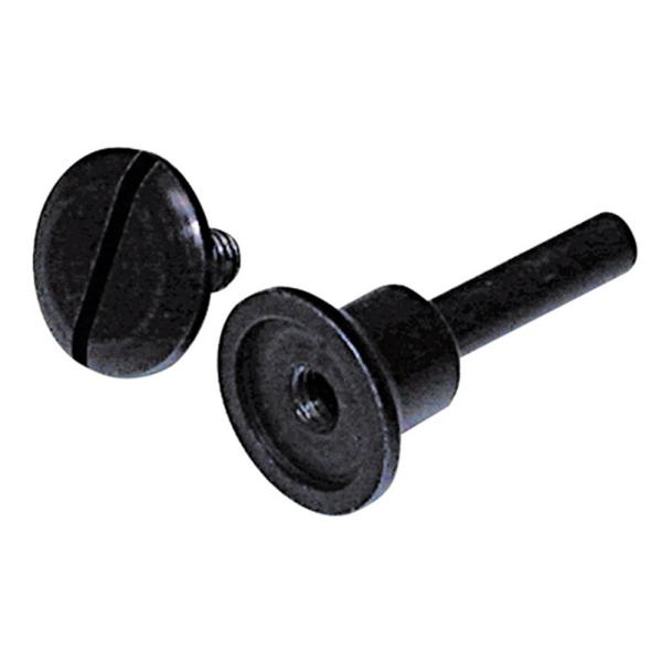 ●ドリル用アタッチメント。●ディスク製品をドリルで使用するアタッチメントです。●直径100mm・75mm等の15mm穴ディスクに適応します。