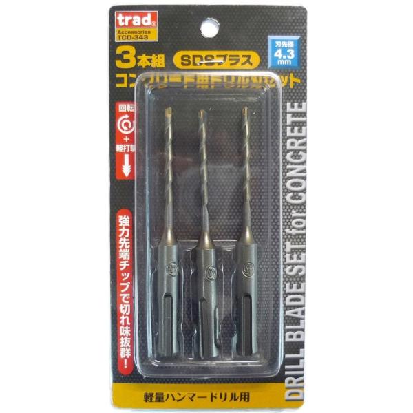 ●強力先端チップで切れ味抜群●コンクリート、ブロック、モルタルに使えます