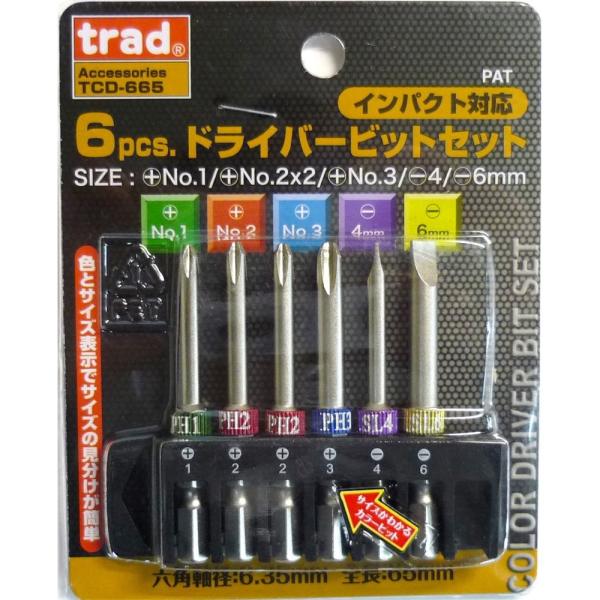 ●電動工具を使ったネジ締め作業に●刃先:+1×全長:65mm●刃先:+2×全長:65mm●刃先:+3×全長:65mm●刃先:ー4×全長:65mm●刃先:ー6×全長:65mm