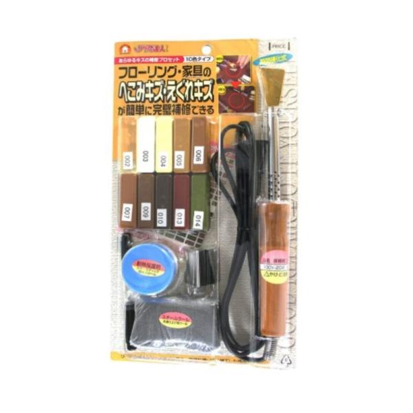 ●深いキズ向け●フローリング・家具のへこみキズ・えぐれキズに●プロ御用達の本格補修セット