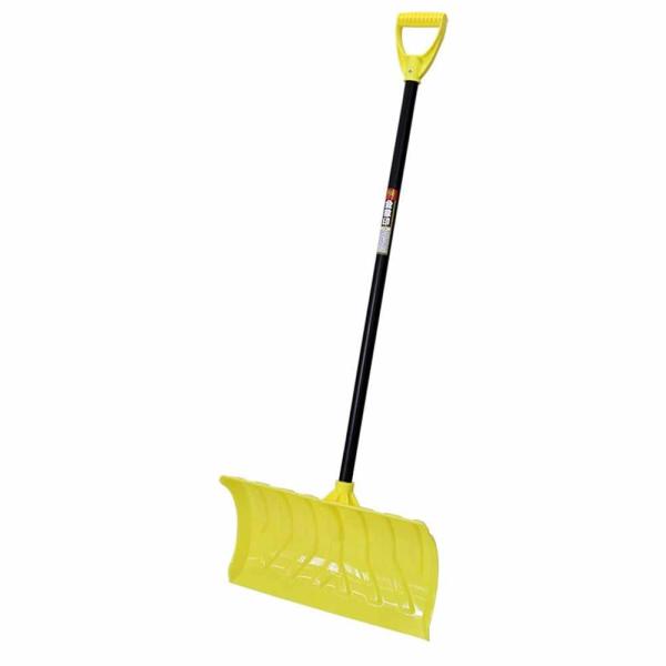 ●10〜15cmの新雪の除去に便利●頭は樹脂、柄はパイプを使用しており丈夫です●降雪の量や地面の凹凸により使用できない場合もあります