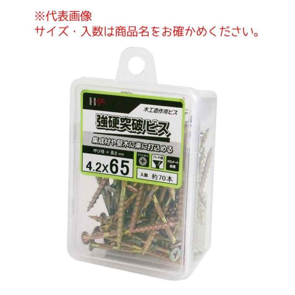 ●集成材や堅木に楽に打ち込める●フレキヘッド、ローレット加工、コースねじ、足割れ加工の4つの特徴が堅い木に対して負担を軽減し打ち込みやすい