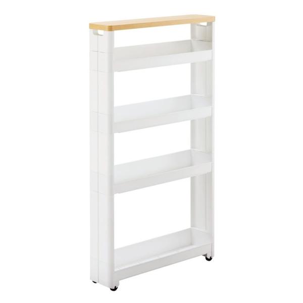 ●スタイリッシュな木製フラット天板で食器棚横に最適です●小物を取り出しやすいオープンタイプ●下段に2Lペットボトルであれば5本入る収納力●まっすぐ引き出しやすいコロ付きです