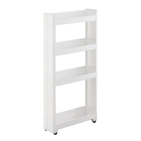 ●よく使う調味料などを最上段まで収納できるオープンタイプ●下段に2Lペットボトルであれば4本入る収納力●まっすぐ引き出しやすいコロ付きです