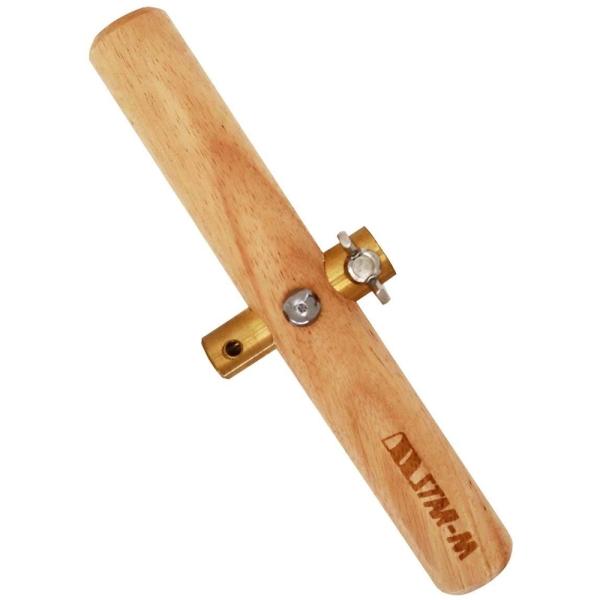 ●錐をセットして手廻しで穴あけを行うことができます●6.35mm六角軸・10mm六角軸の錐をセット可能●手廻し用のためアウトドアでも活用できます●地球環境にも人にもやさしい天然木を使用