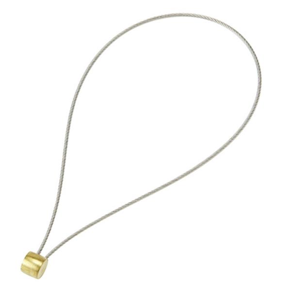 ●工具とセーフティコードの接続ワイヤー。●2.0kgまで使用可能です。●ステンレスワイヤーを真鍮ロックした接続用のワイヤーです。