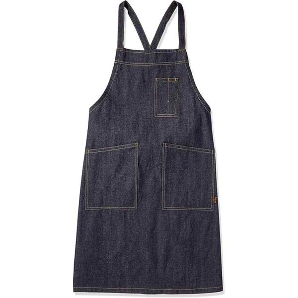 ●汚れが目立ちにくいデニム素材で作業に便利なペン挿しポケットと、ポケットが左右に装備されています●ジーンズに使用するデニム素材を使用していますので、気兼ねなく洗濯出来ます●タスキ掛けタイプなので肩が凝りにくいのもポイントです