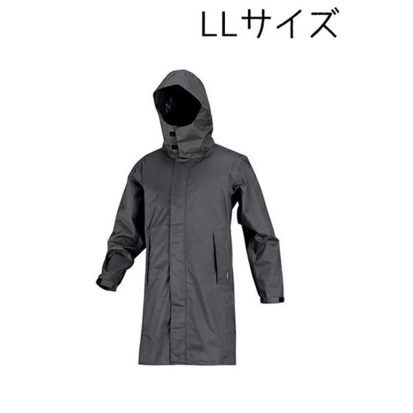 ●フードとボディ部分を分離した回転フード搭載の革新的レインコートです●フードは襟の中に収納できます●ビジネスや通学などに使いやすいコート丈タイプ●背中にマチをつけバッグも背負える2WAYで仕様●使わない時は背中のボタンをとめてスッキリ