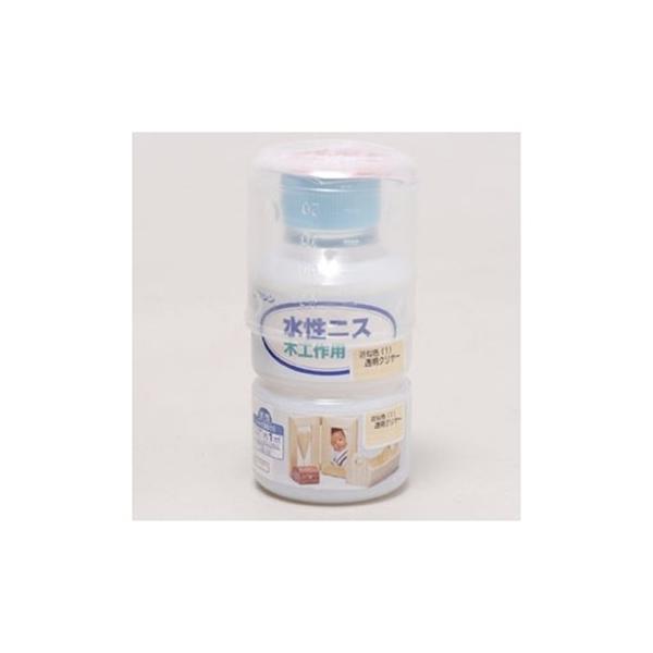 ●工作品に適した低臭のニスです●屋内に飾る工作品などに適しています●手軽に塗れる水性塗料で、着色とニス塗りが同時にできます●乾きが速く、密着性に優れ、ほとんど色あせしません●乾いた後も塗膜がやわらかい性質を持つため、床・テーブル・棚板などの...